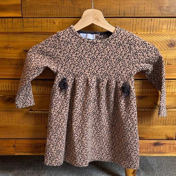 Zara | Dresses | Zara Girls Leopard Print Kids Dress | Poshmark